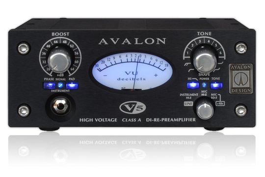 Avalon V5 ANNIVERSARY EDITION Class A DI Box-Mic Preamplifier - HR