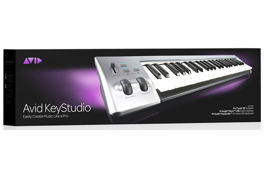 M-Audio KEYSTUDIO 49-Key MIDI Keyboard | Pro Tools SE - HR