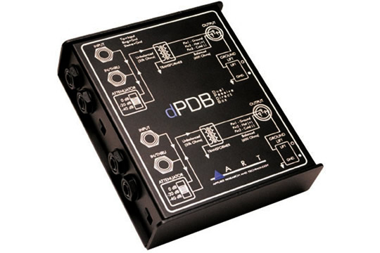 ART dPDB Dual Passive Direct DI Box - HR