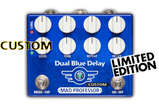 Mad Professor Dual Blue Delay CUSTOM LIMITED EDITION Effects Pedal - HR