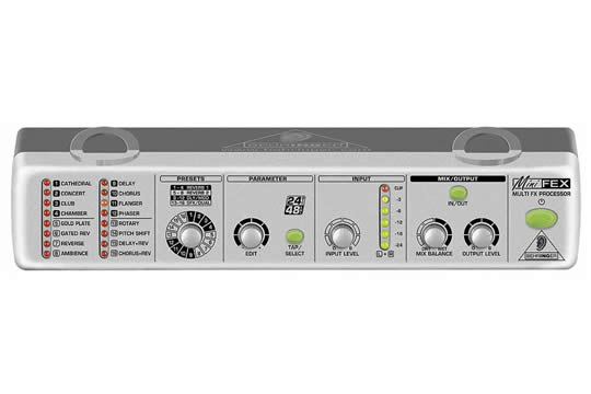 Behringer FEX800 MINIFEX Stereo Effects Processor - HR