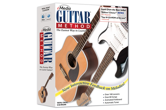eMedia Guitar Method Vol. 1 Beginner Tutorial Software - HR