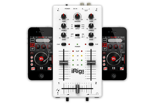 IK Multimedia iRig MIX Compact iPad iPhone iPod Touch DJ Mixer - HR
