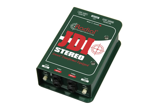 Radial Engineering JDI STEREO Passive DI Box - HR