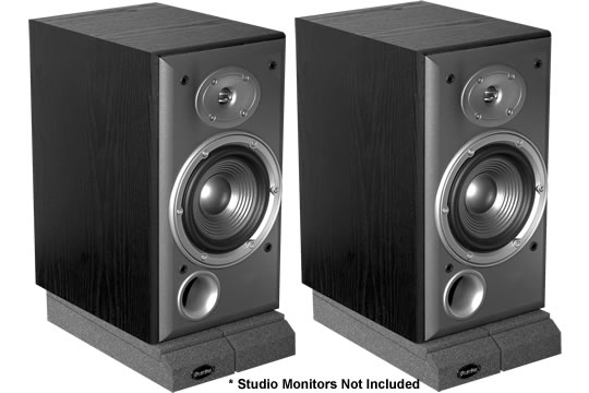 Auralex MoPAD Desktop Studio Monitor Acoustic Isolation Pads - HR