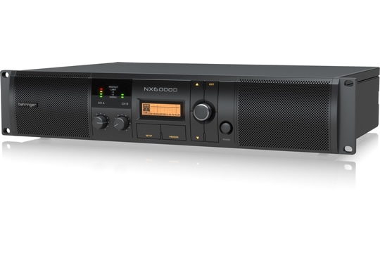 Behringer NX6000D Ultra-Lightweight 6000W Class D Power Amplifier - HR