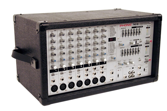 Phonic POWERPOD 740 PLUS 440-Watt Powered Mixer - HR