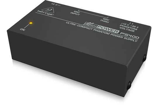 Behringer PS400 MICROPOWER Phantom Power Supply - HR