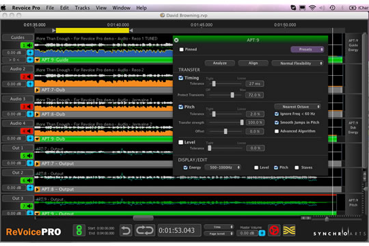 Synchro Arts ReVoice Pro Double Track ADR Software (DOWNLOAD) - HR