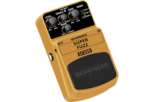 Behringer SF300 Super Fuzz Effects Pedal - HR