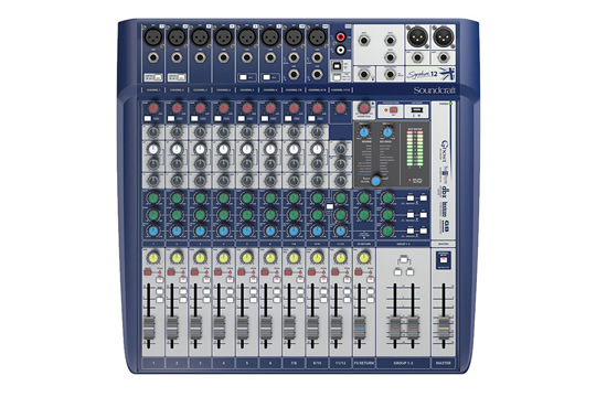Soundcraft Signature 12 12-Channel USB Mixer - HR