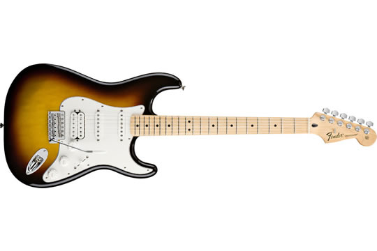 Fender Standard Stratocaster HSS Brown Sunburst Electric Guitar - HR