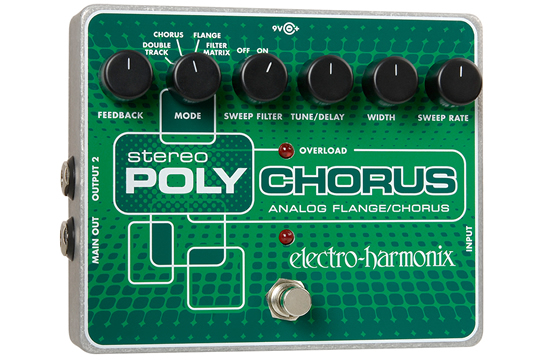 Electro-Harmonix Stereo Polychorus Effects Pedal - HR