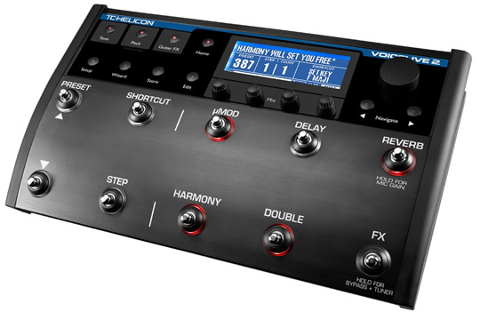 TC Helicon VOICE LIVE 2 Vocal Processor Pedal - HR